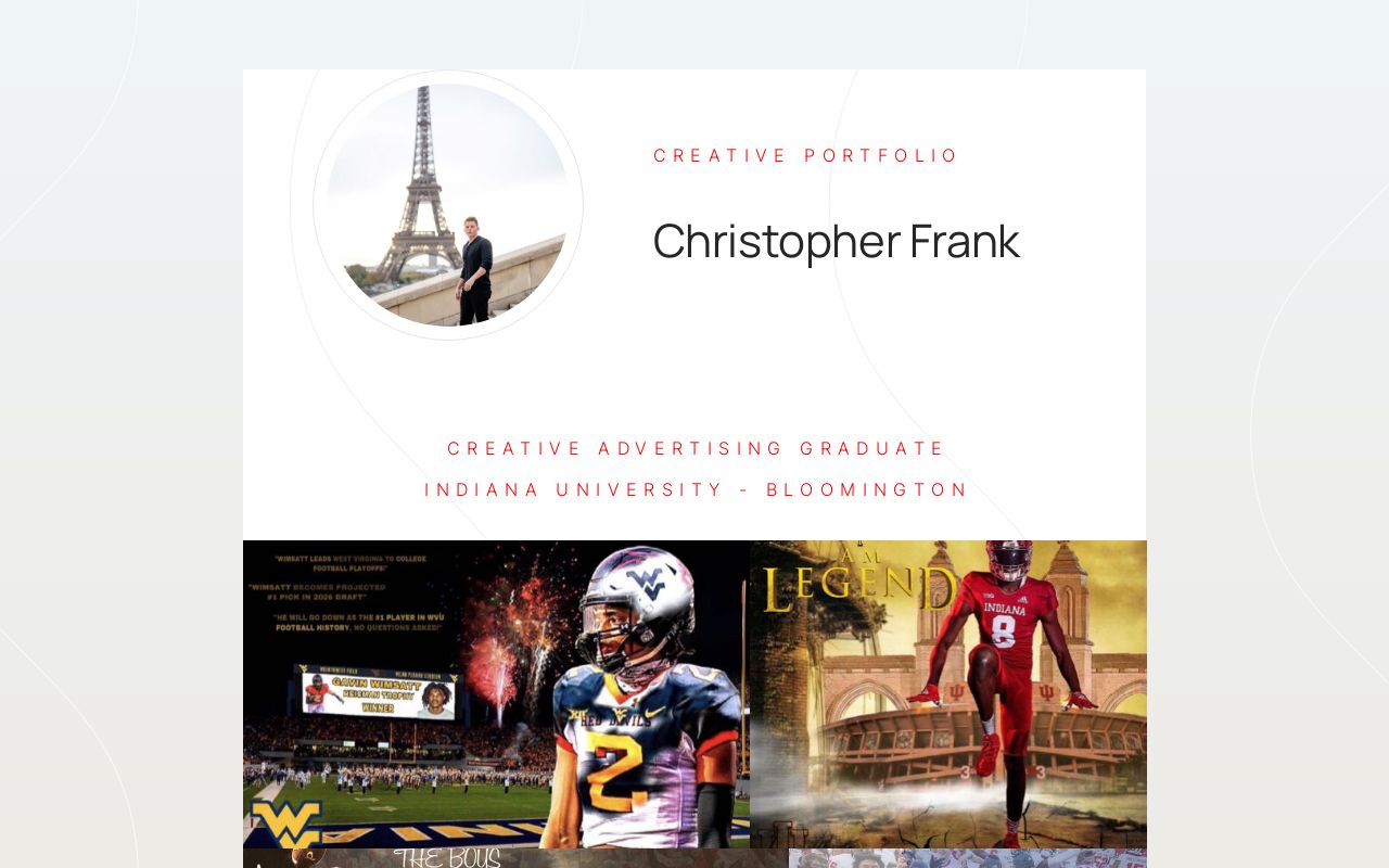 Christopher Frank Creative Portfolio